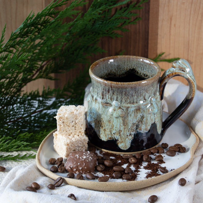 Waterfalls and Geode Mugs – Christi Becker Pottery