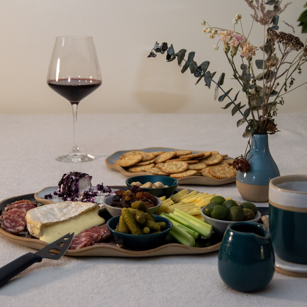 River Rock Platter (1) - Extra Large – Christi Becker Pottery