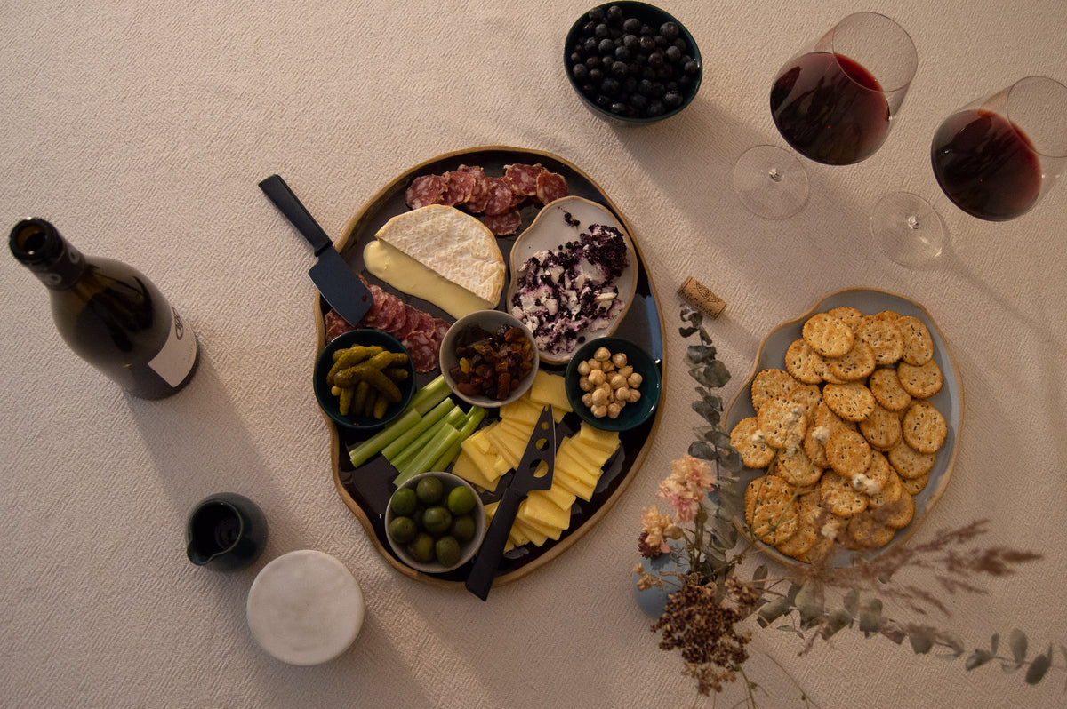 River Rock Platter Set (3) - Small – Christi Becker Pottery